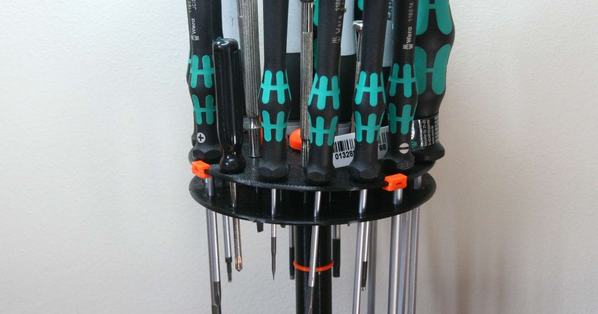 Revolving Screwdriver Stand for Precision Screwdrivers by kpb44cth ...