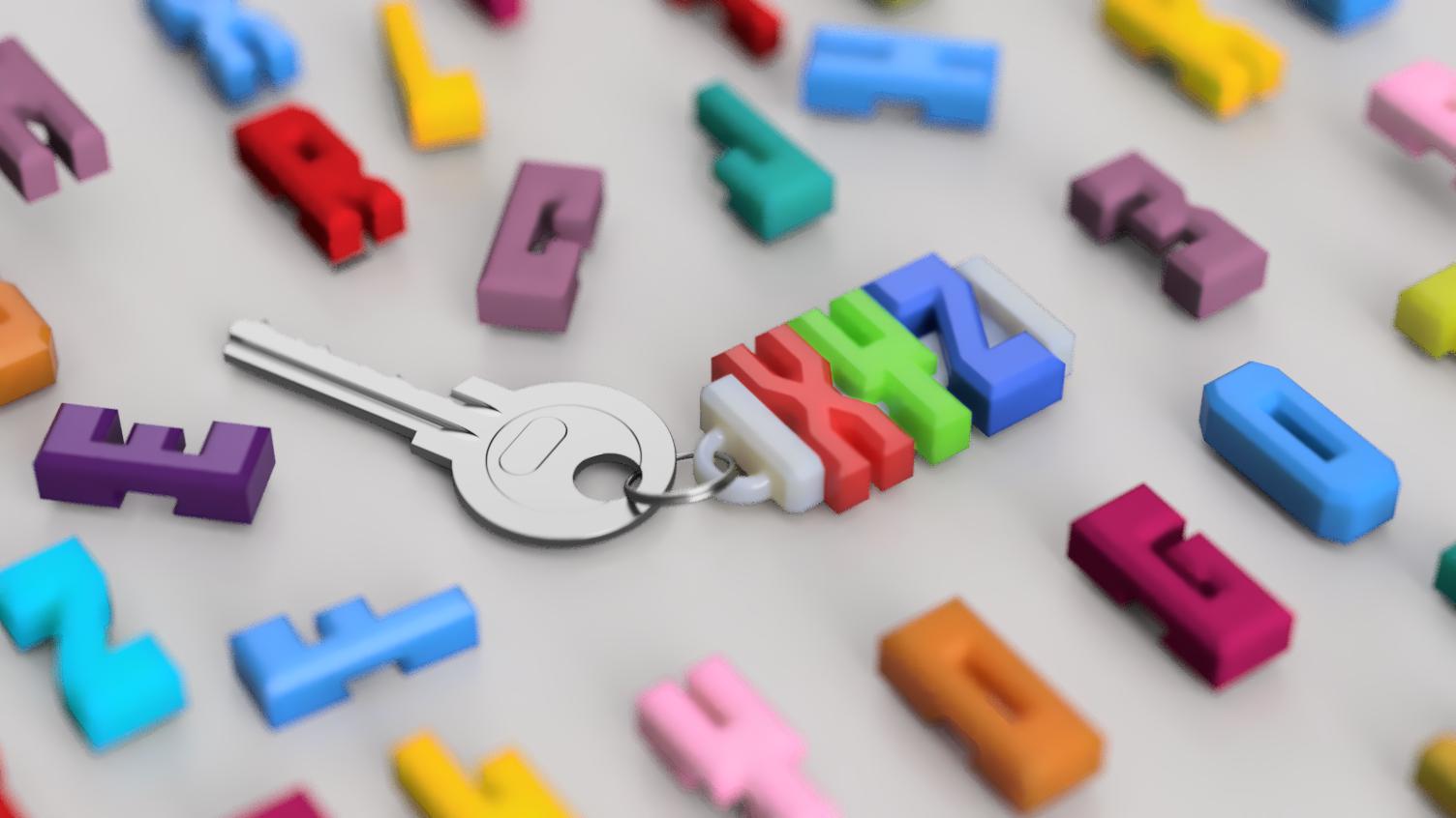 Modkey - keychain by Xyz3d.sa | Download free STL model | Printables.com