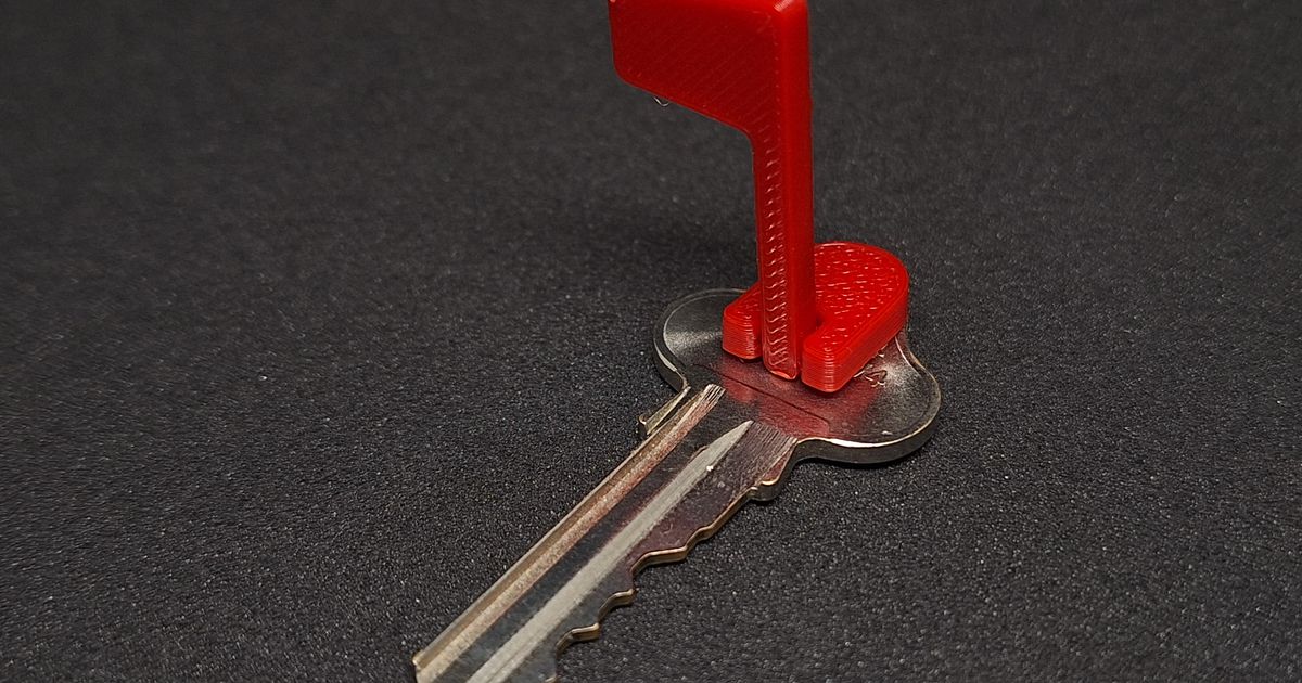 Mailbox Flag Key Tag by Arthur G | Download free STL model | Printables.com