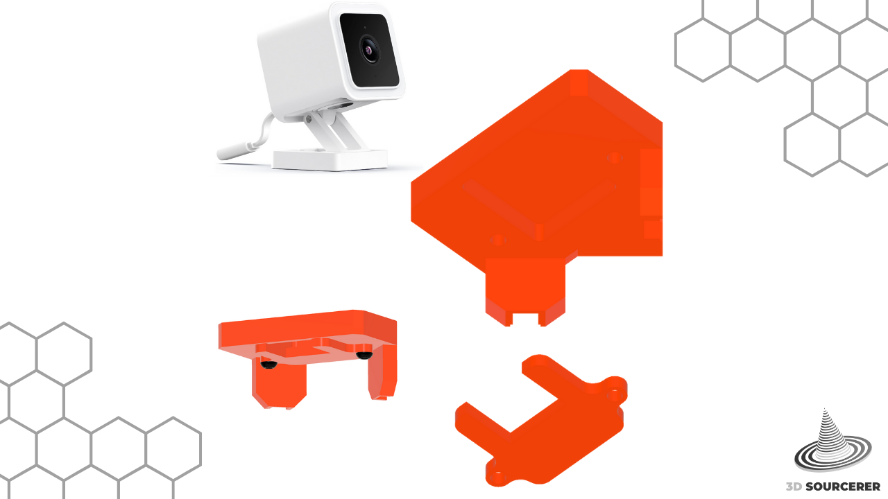 WYZE CAM V3 Camera Mount for the Universal 3D Printer Enclosure by 3D ...
