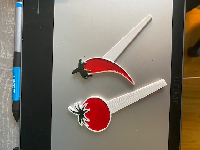 Veggie Tags by Katie1422 | Download free STL model | Printables.com