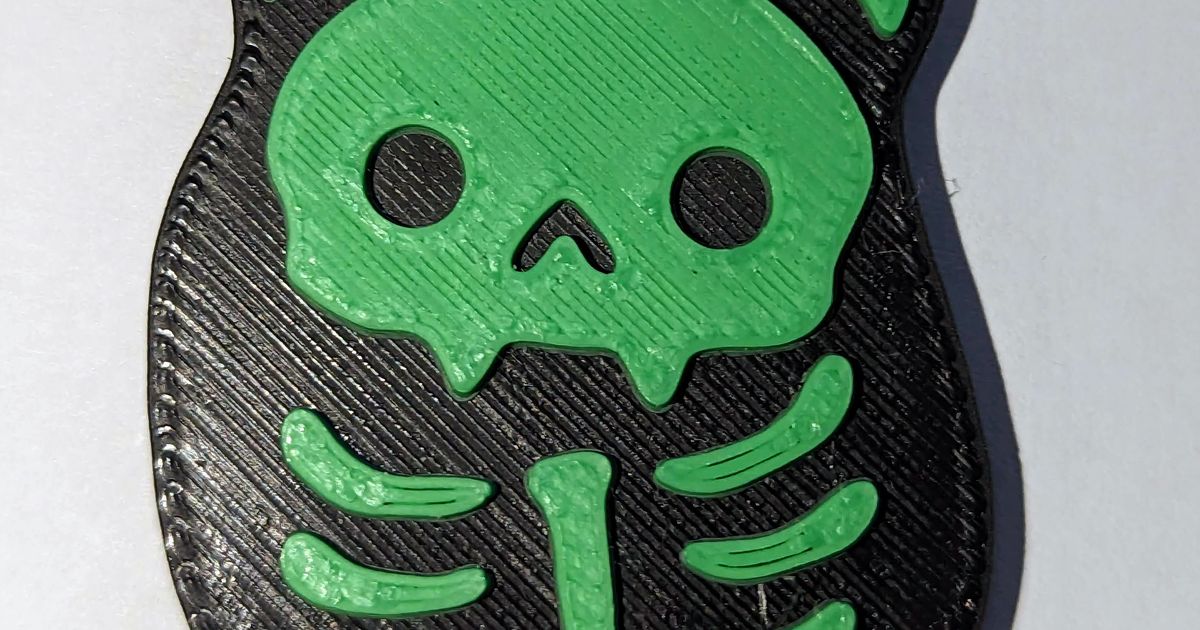 Squishmallow Skelton cat keychain by Bazzlington | Download free STL ...