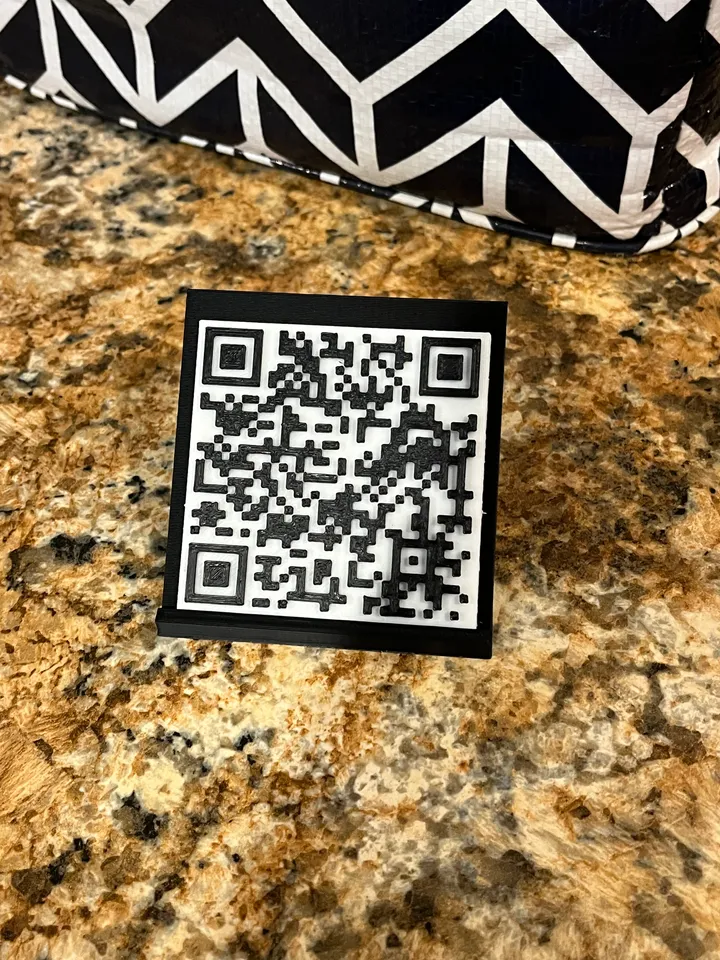 Customizable Wi-Fi QR code by Kaleb08 | Download free STL model ...