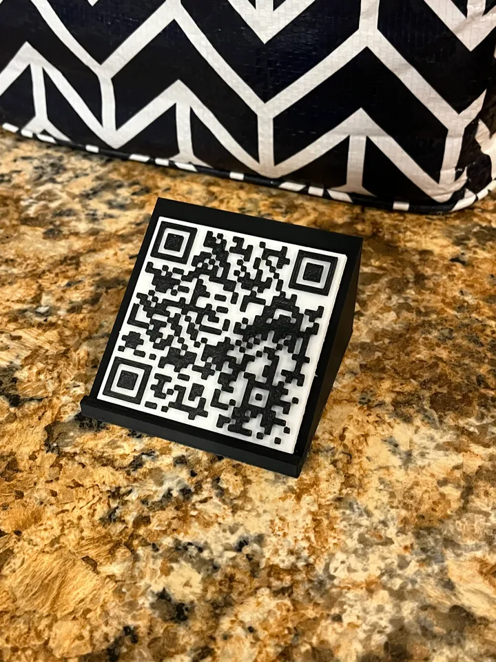 Customizable Wi-Fi QR code by Kaleb08 | Download free STL model ...