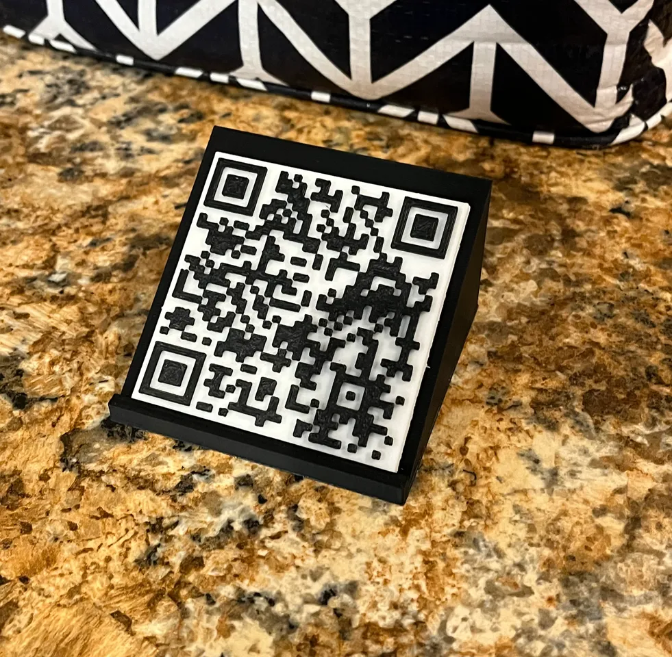 Customizable Wi-Fi QR code by Kaleb08 | Download free STL model ...