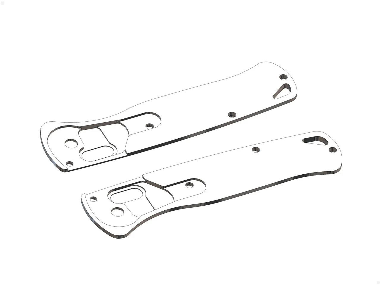 Benchmade Bugout 535 Scales by Referentiel | Download free STL model ...