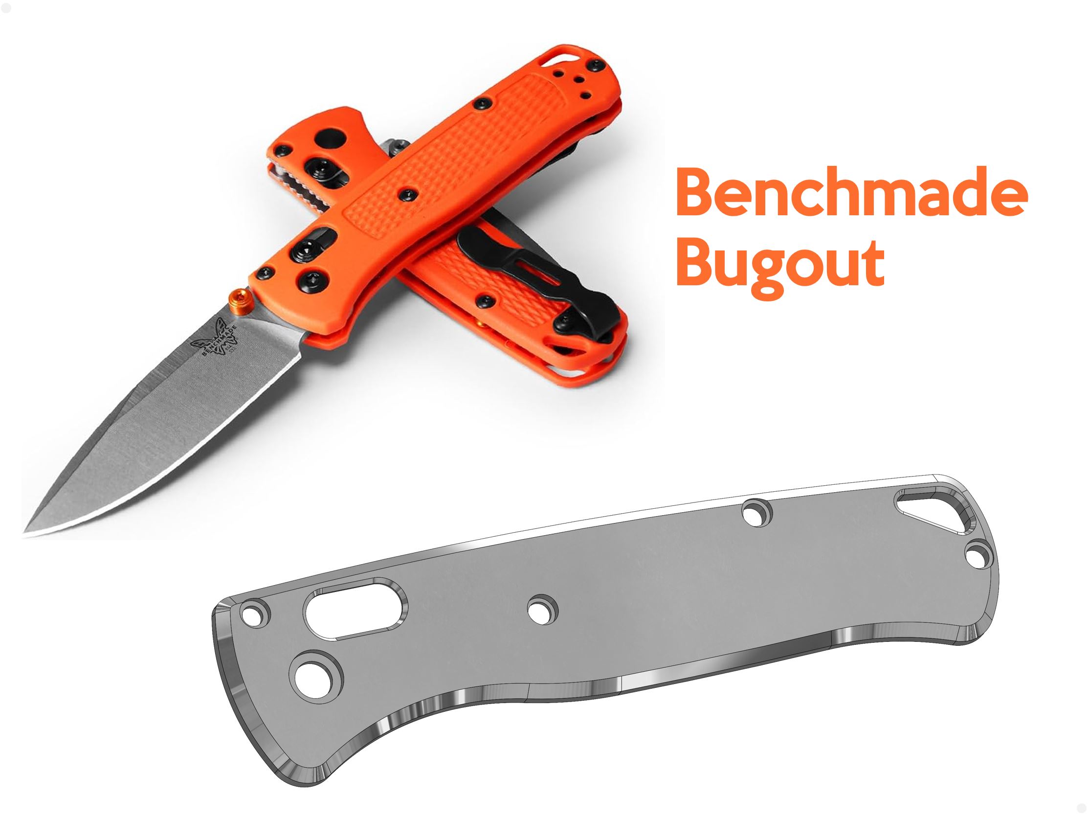 Benchmade Bugout 535 Scales by Referentiel | Download free STL model ...