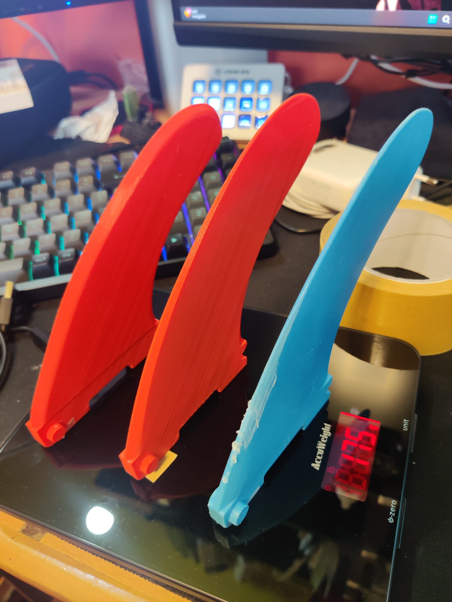 pinna di ricambio bluefin sup by Terence | Download free STL model ...
