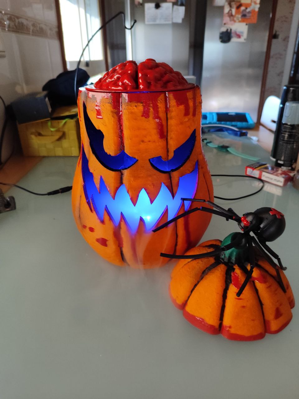 Halloween Big Brain Pumpkin by Garea | Download free STL model ...
