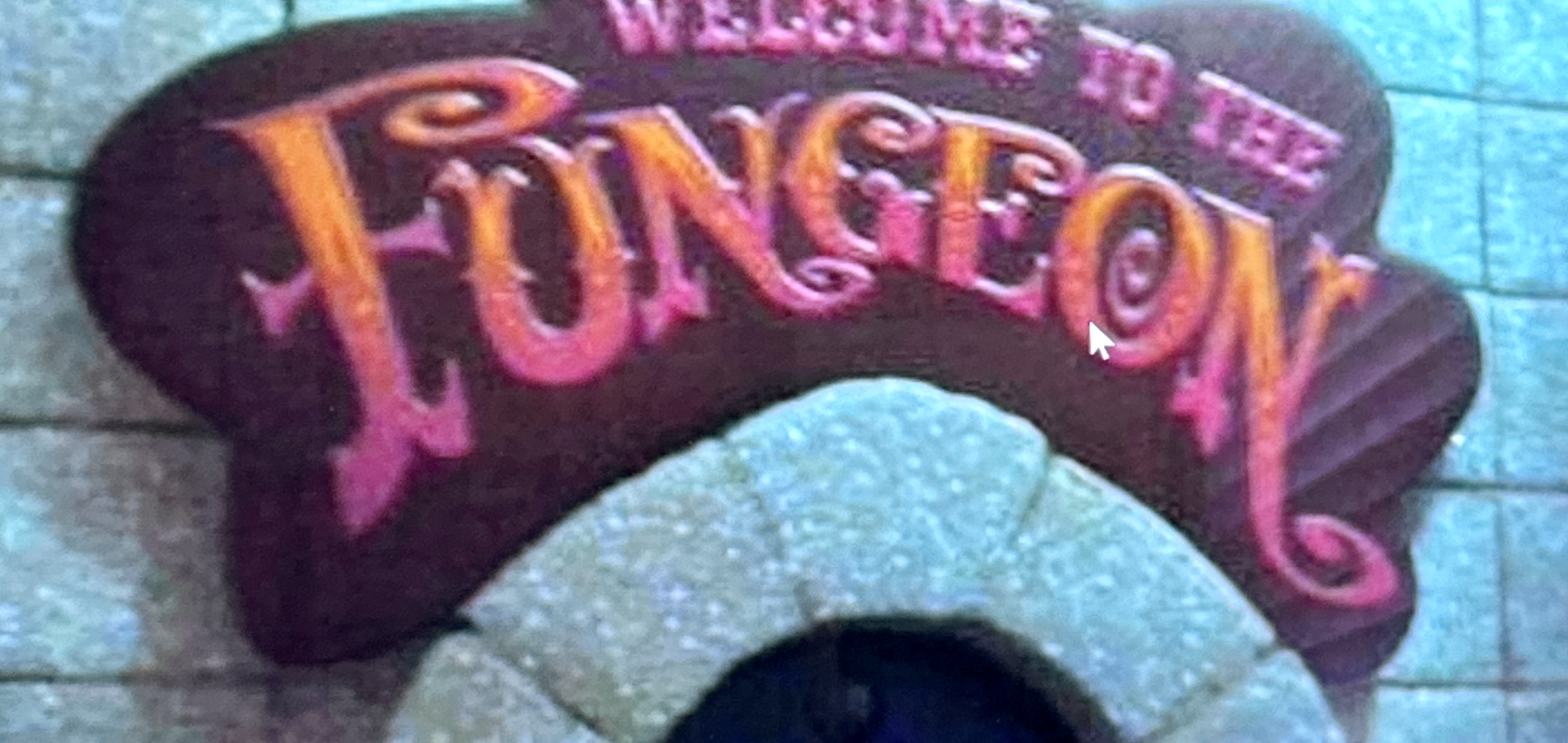 Welcome to the FUNGEON Sign inspired by Wreck It Ralph Movie by Psi ...