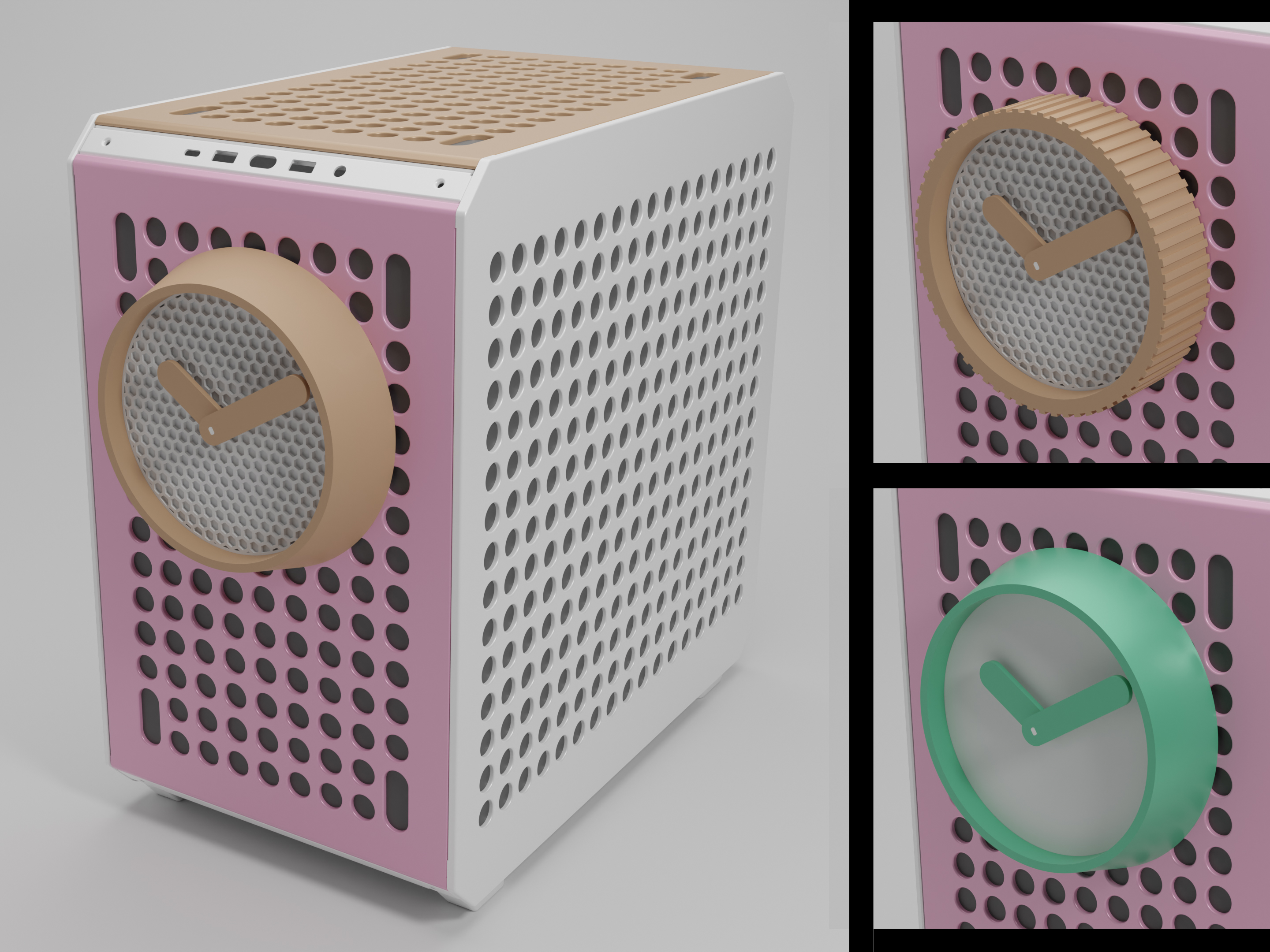 Qube 500 Modular Clock by Bram Elema | Download free STL model | Printables.com