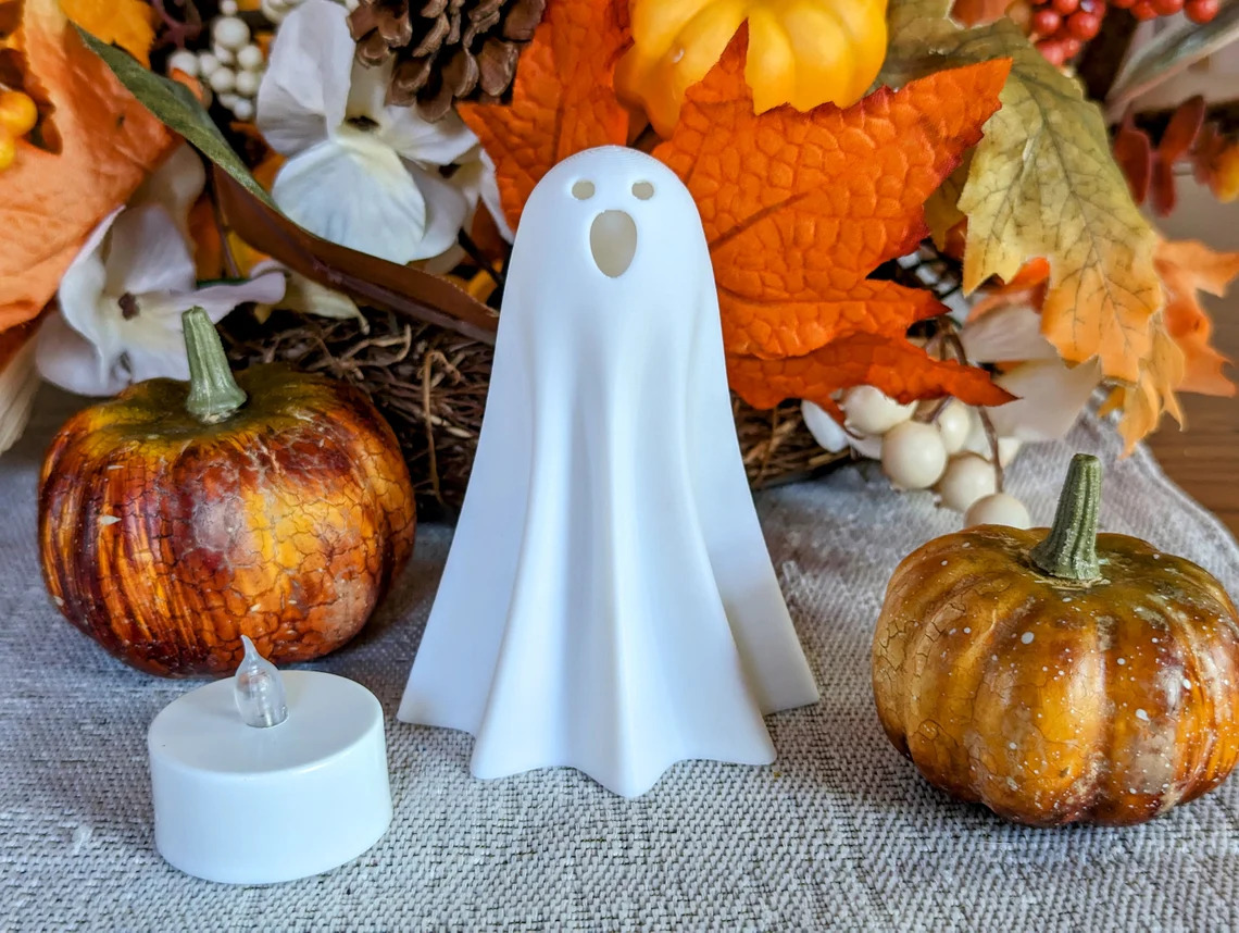 Spooky Tea Light Ghost by DeBeard | Download free STL model ...