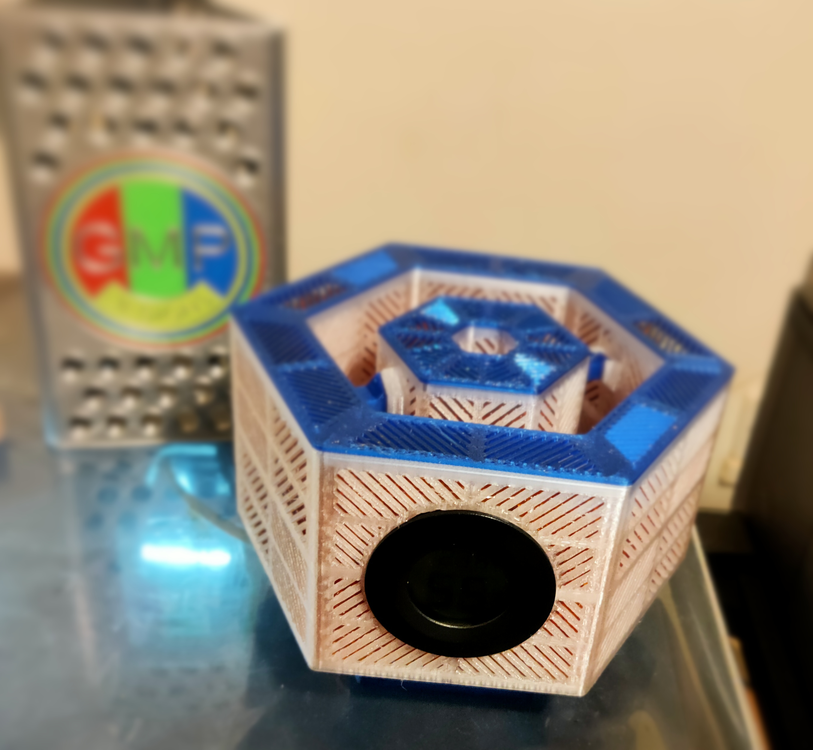 Hexagon Desiccant Containers - Free Standing or Attach to Honeycomb Wall by GMP Designs ...