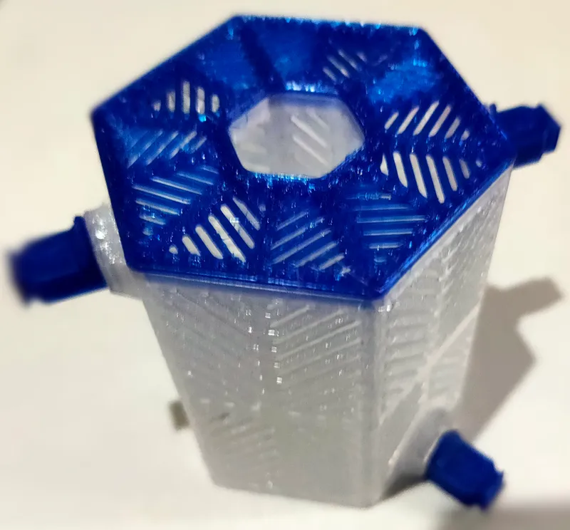 Hexagon Desiccant Containers - Free Standing or Attach to Honeycomb Wall by GMP Designs ...