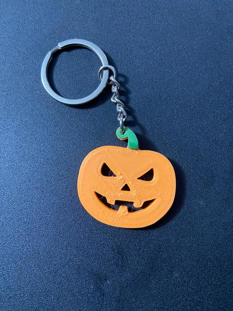 LLAVERO CALABAZA / PUMPKIN KEYCHAIN by JESUS-H | Download free STL ...