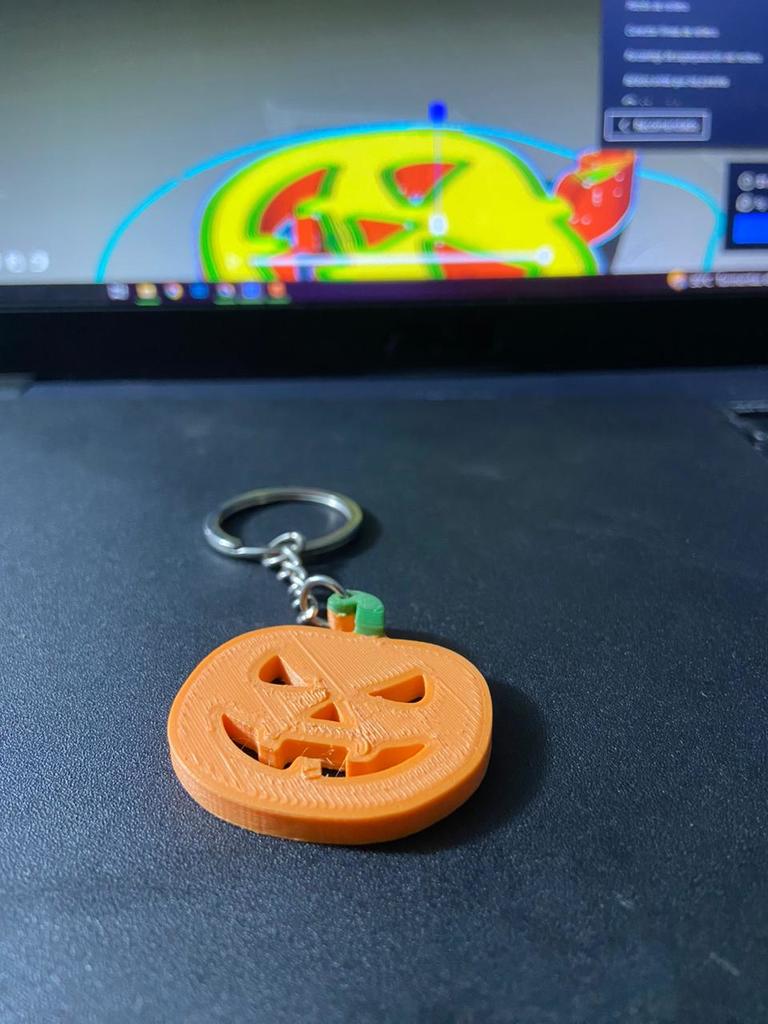 LLAVERO CALABAZA / PUMPKIN KEYCHAIN by JESUS-H | Download free STL ...