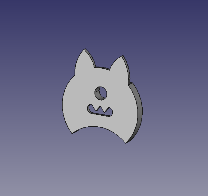 Parametric Cyclops Monster Keytag by Andrea D | Download free STL model | Printables.com