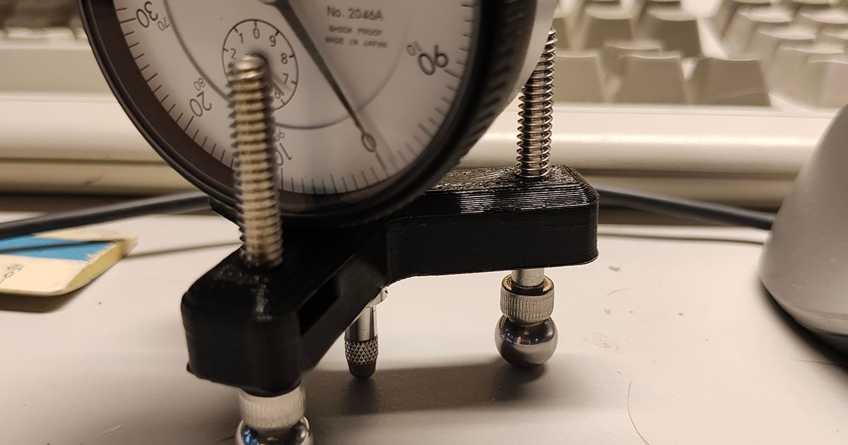 25mm Radius Spherometer by Welchomatic | Download free STL model ...