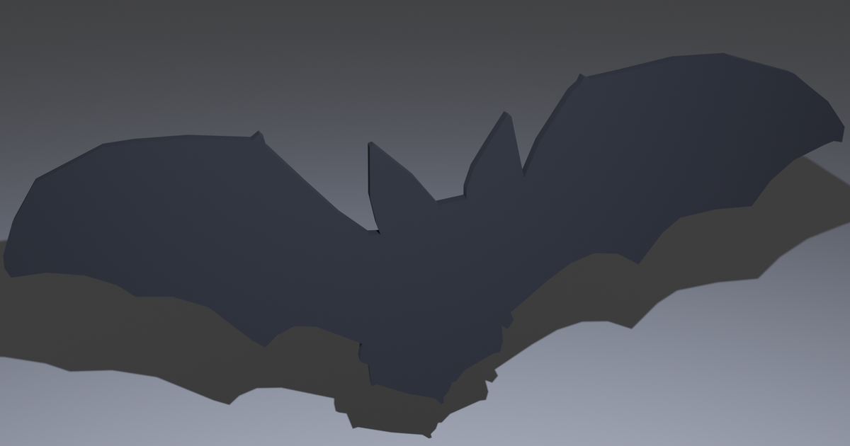 2D Bat (Halloween) by Jannick Classen | Download free STL model ...