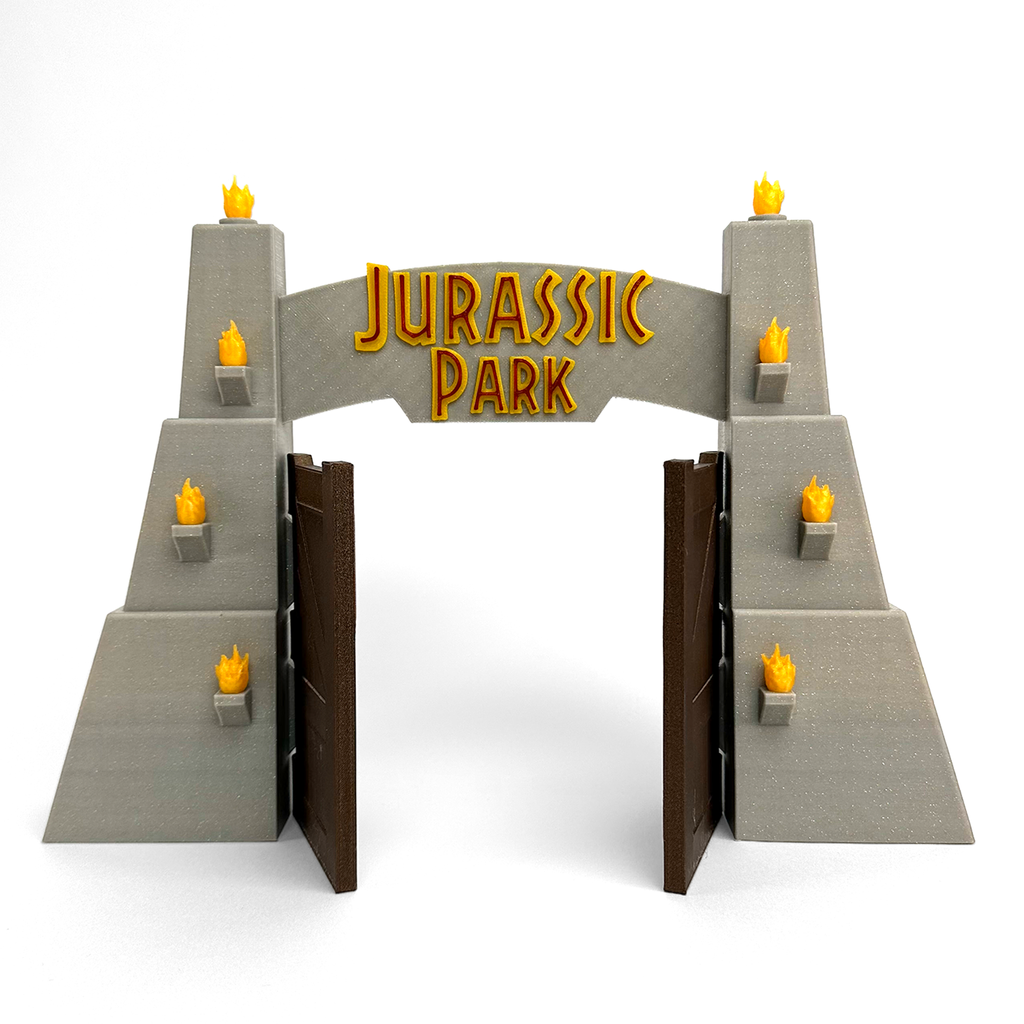 Jurassic Park Gates by Protopasta | Download free STL model ...