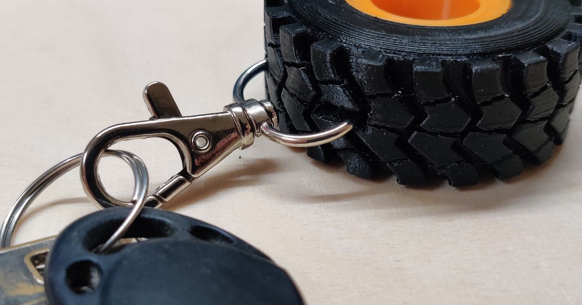 all-terrain tire - key ring by Kniftel | Download free STL model ...