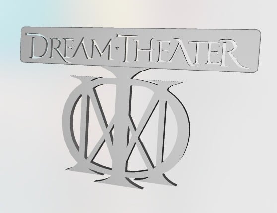 Dream Theater Majesty Logo by Squeezil63 | Download free STL model ...