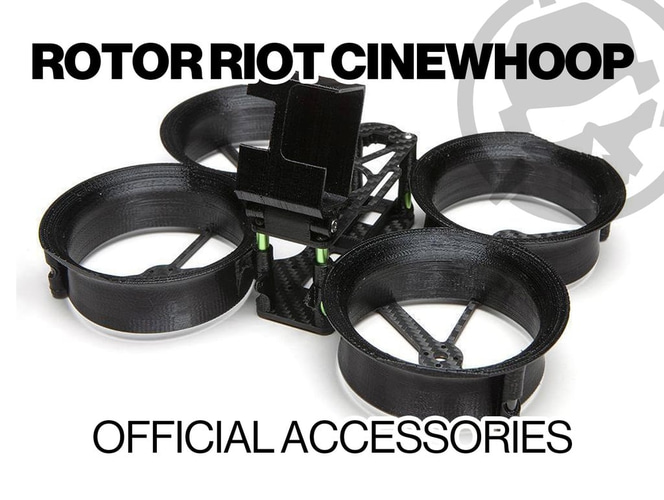 Rotor Riot DJI Cinewhoop (Squirt V2) Frame Accessories by Noozle3D ...