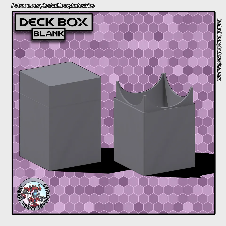 Basic Blank Deck Box by Emily Whitehouse | Download free STL model ...