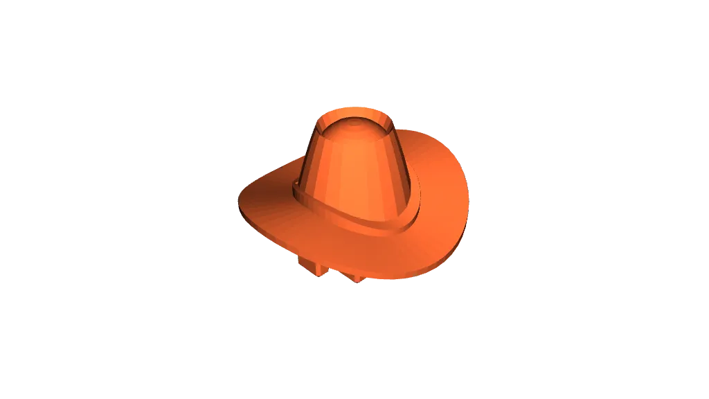 Mini 13 head with cowboy hat by Master Gadget | Download free STL model ...