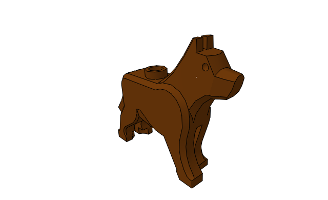 LEGO dog by The Cre8er | Download free STL model | Printables.com