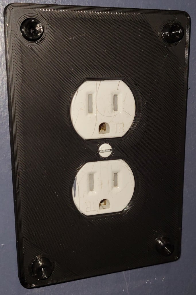 Electrical Outlet Cover - Plug Type A & B by anvilhobbies | Download ...