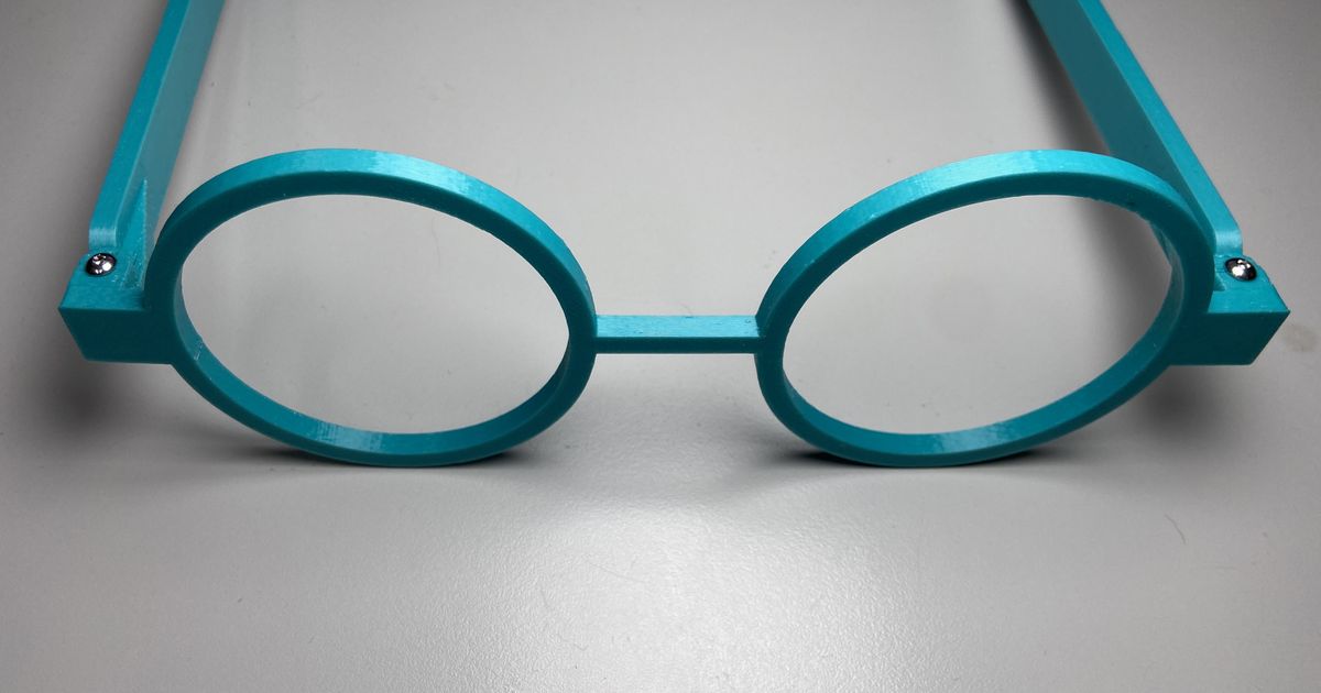 Customizable fursuit glasses: Round style by Rhylo Night | Download ...