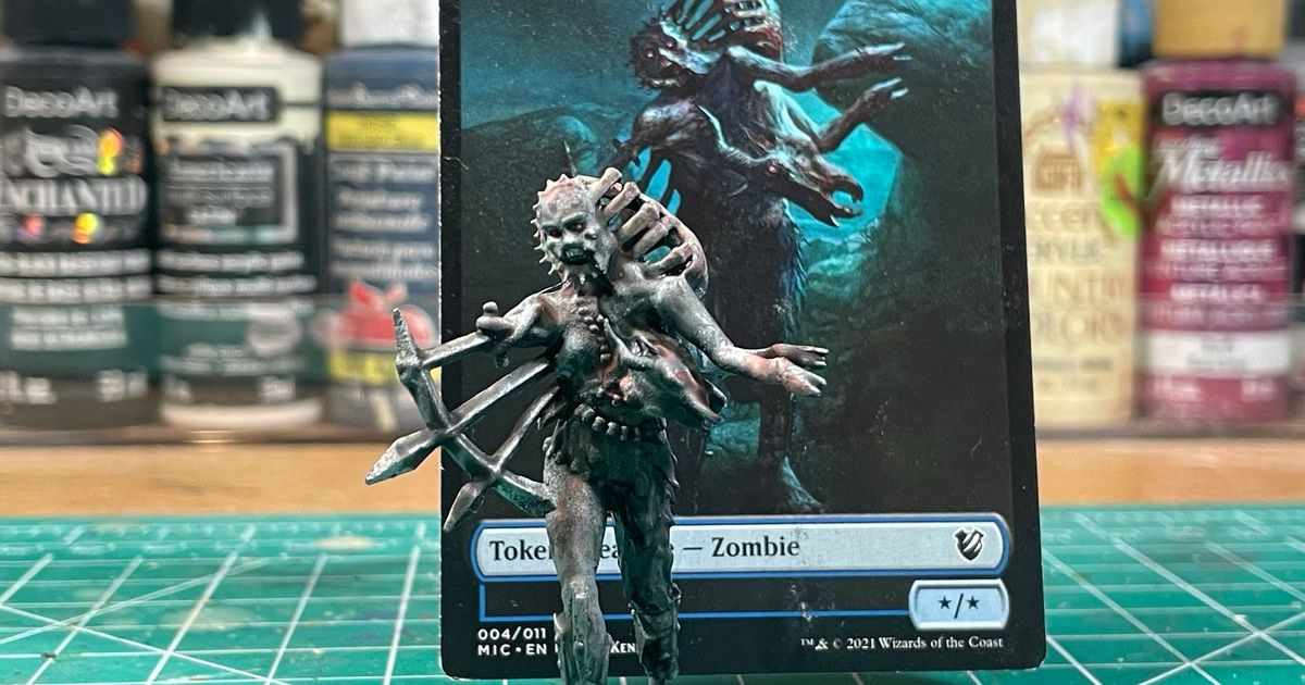 Geralf's Skaab token (X/X blue Zombie creature token) by StormCrow 13 ...