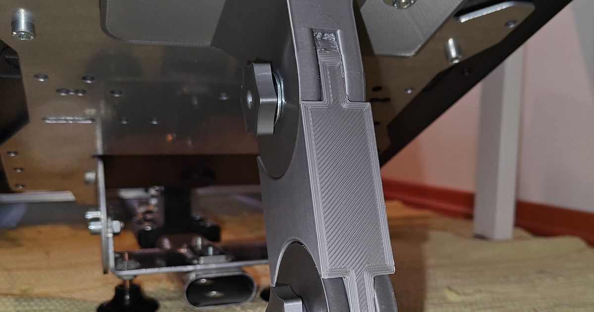 Playseat Revolution - Pedal support by Luoti | Download free STL model ...