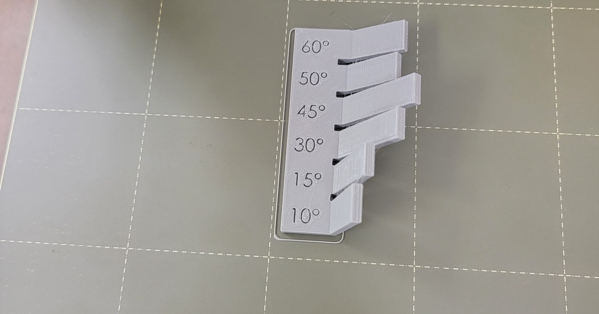 Angle Test Print by Onnig | Download free STL model | Printables.com