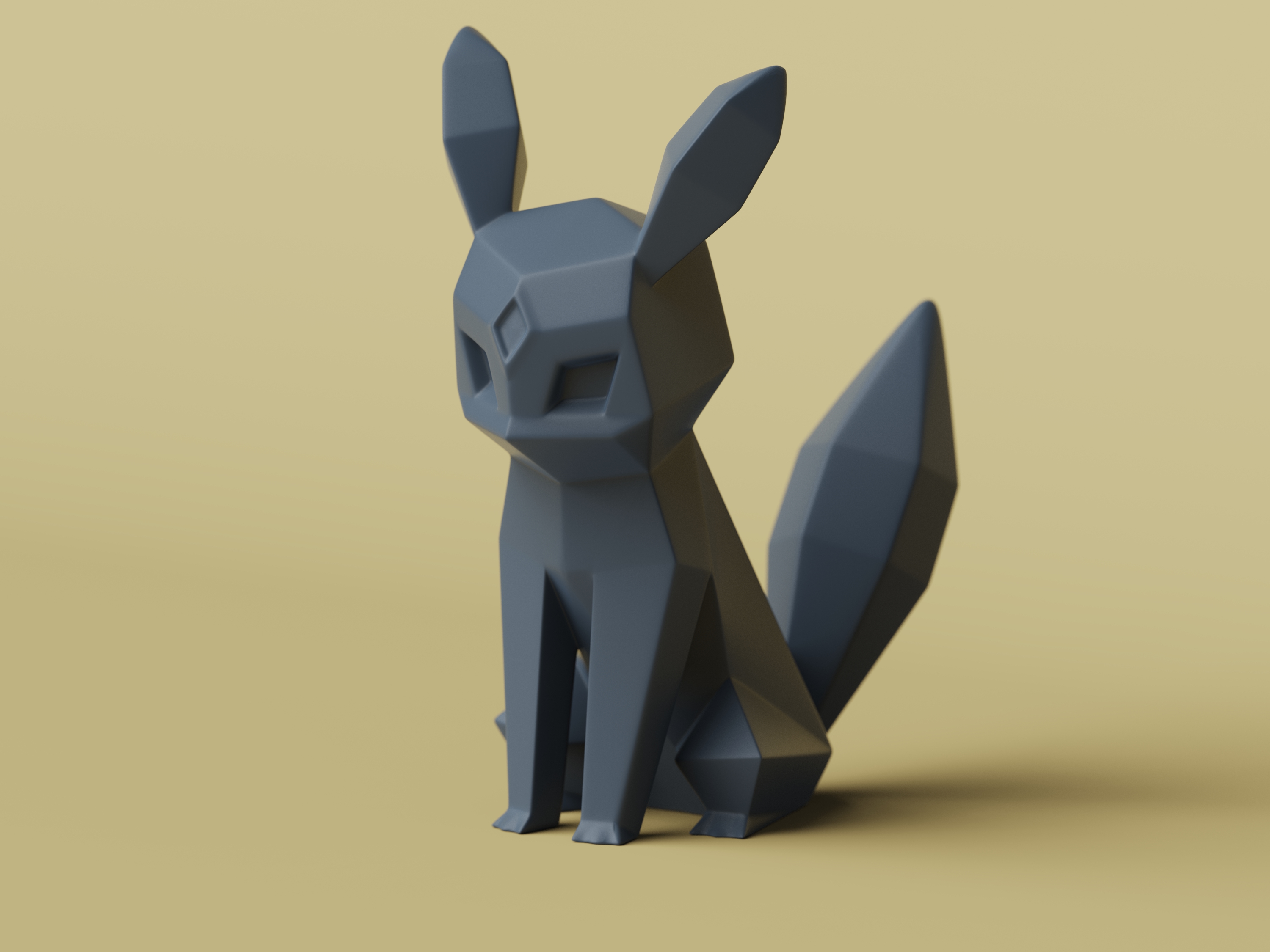 Low-poly Umbreon by Agustin Arroyo | Printables Store