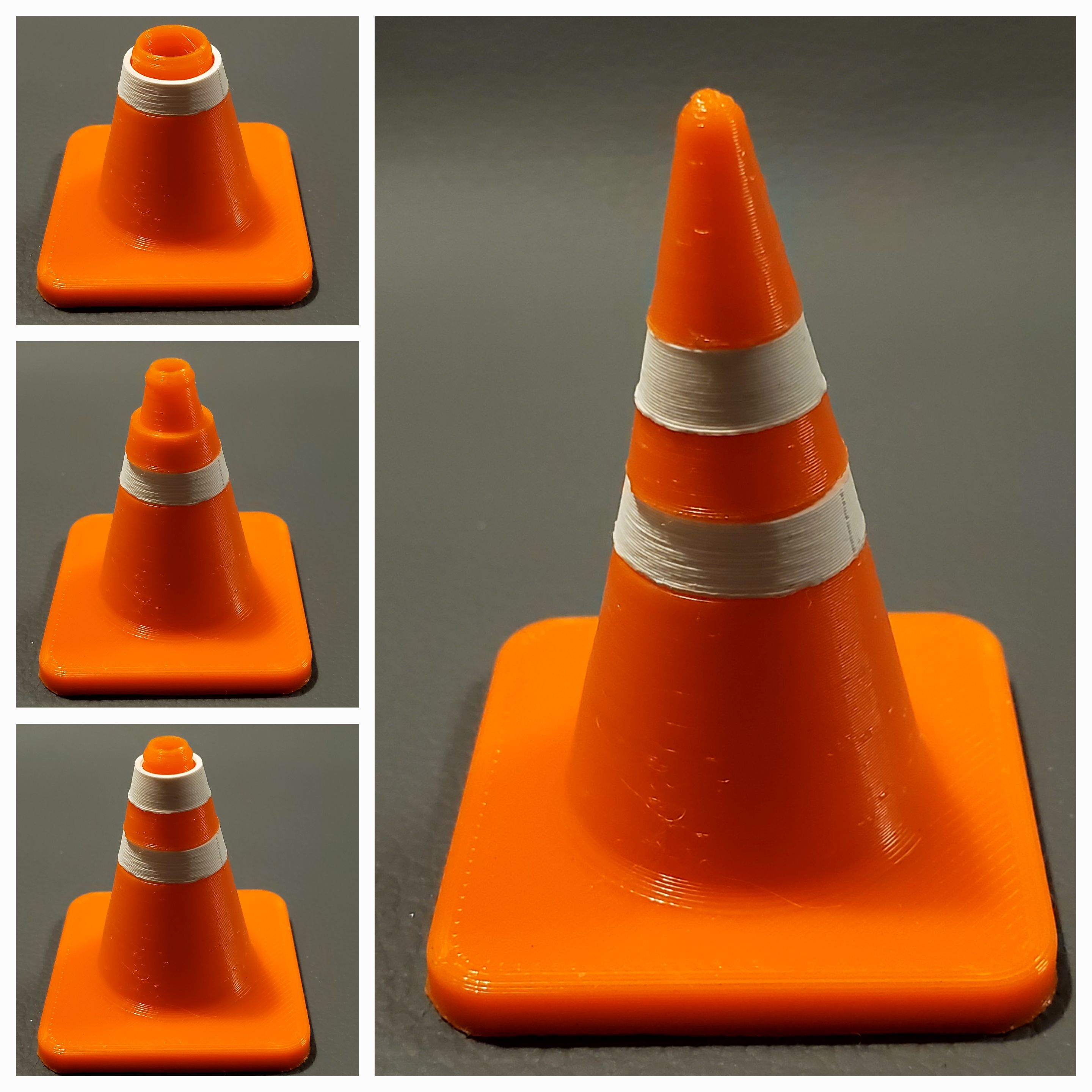 Traffic Cone (Pylon) & Barrier Set by 23AF Studio | Download free STL ...