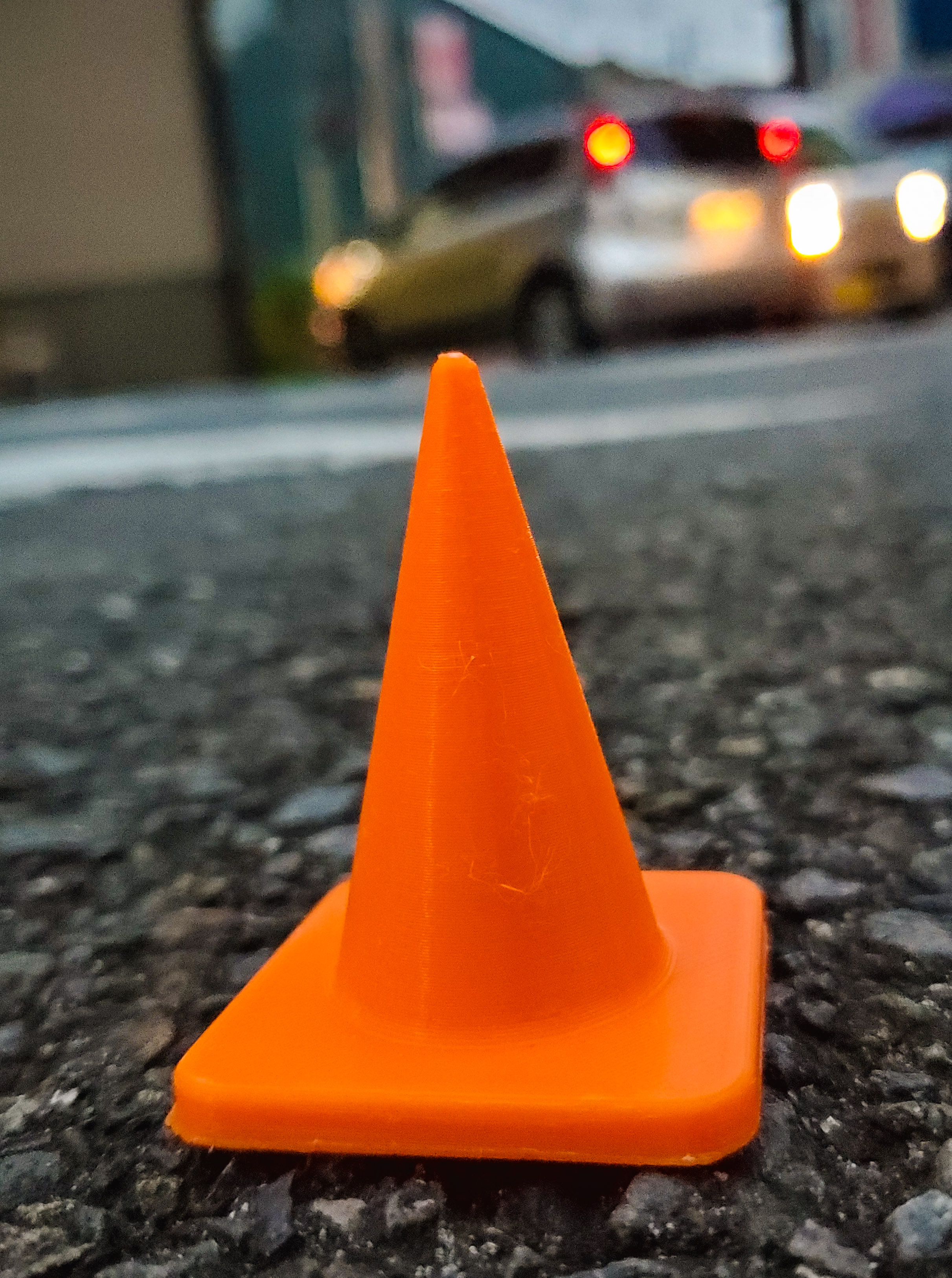 Traffic Cone (Pylon) & Barrier Set by 23AF Studio | Download free STL ...