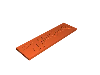 Whitesnake 80's Band Sign by rsnider2 | Download free STL model ...