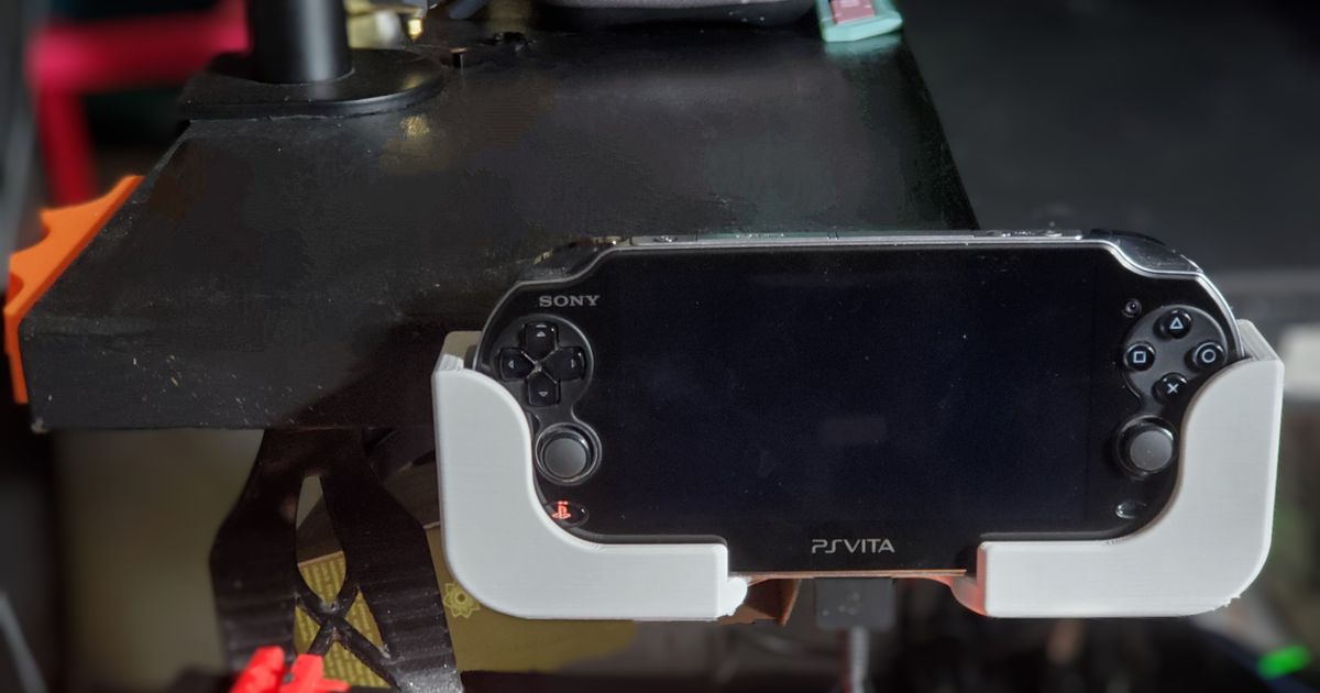 Horizontal Wall Mount for PS Vita 1000 by Eli T | Download free STL ...
