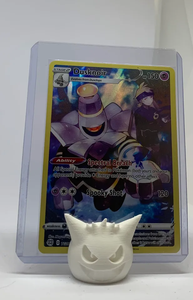 Gengar Pokemon card stand, no supports by Shima | Download free STL ...