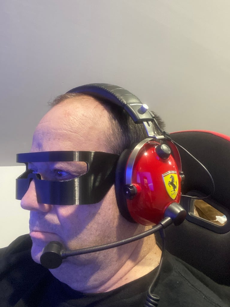 Sim Racing Visor - Simple von Michael Schmidt | Kostenloses STL-Modell ...