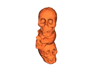 Skull Stack by Peter Farell | Download free STL model | Printables.com