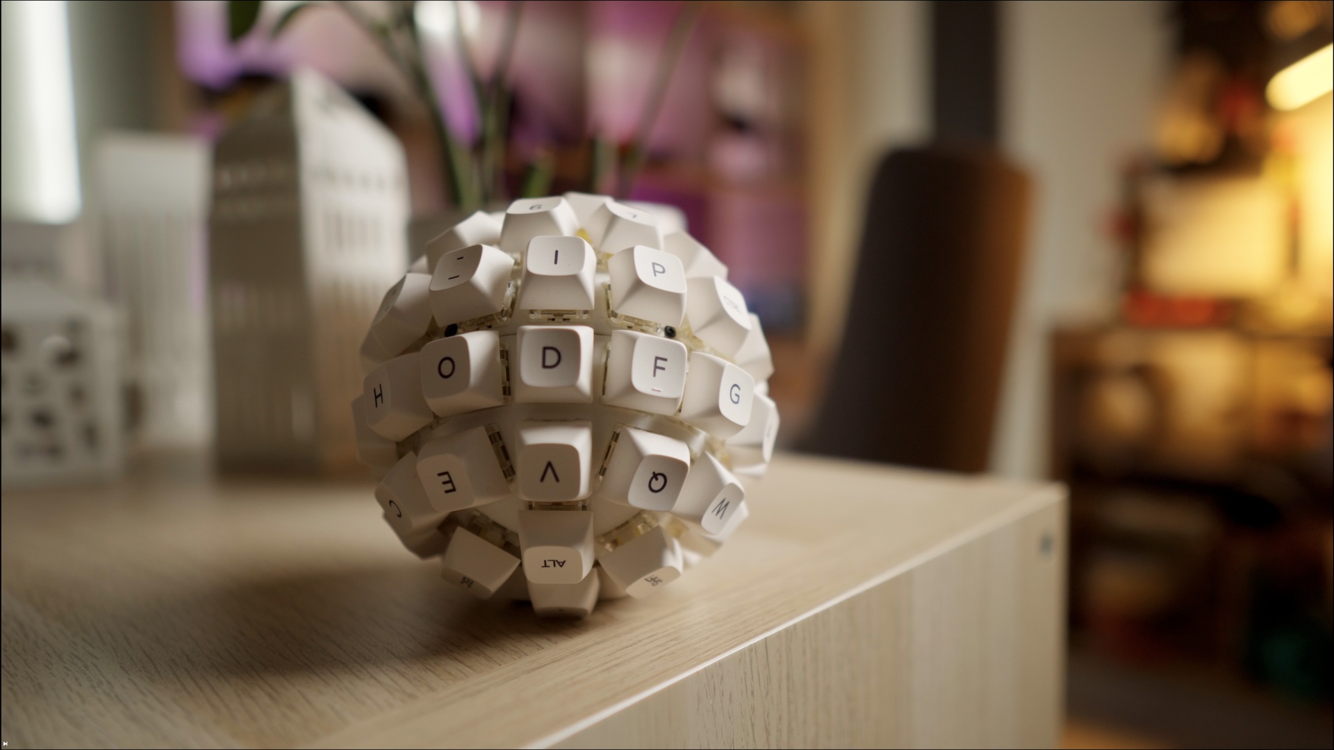 Sphere keyboard and air mouse by Pavlo Khmel | Download free STL model ...