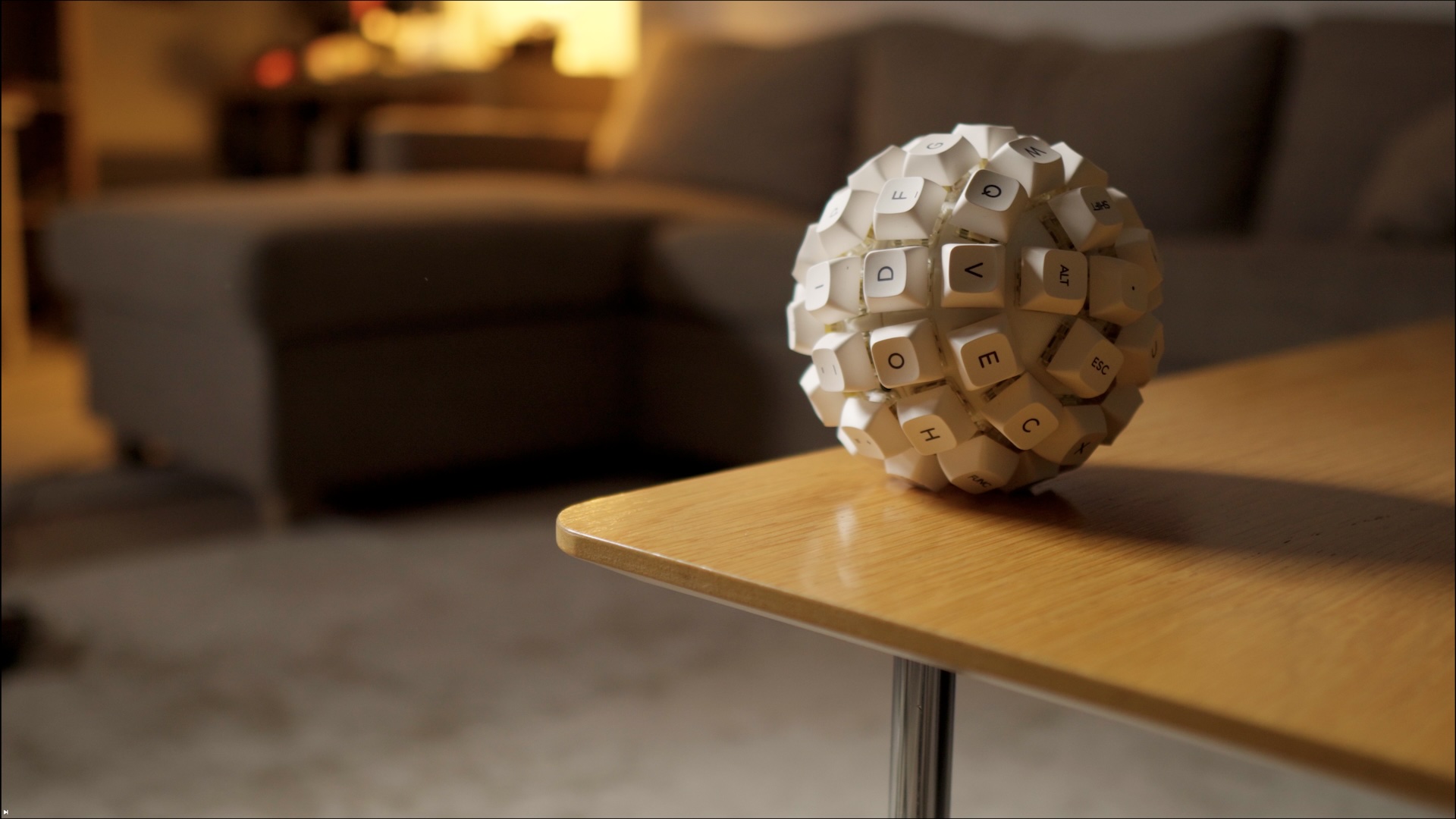 Sphere keyboard and air mouse by Pavlo Khmel | Download free STL model ...