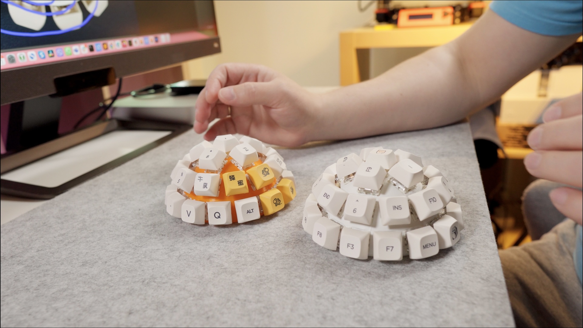 Sphere keyboard and air mouse by Pavlo Khmel | Download free STL model ...