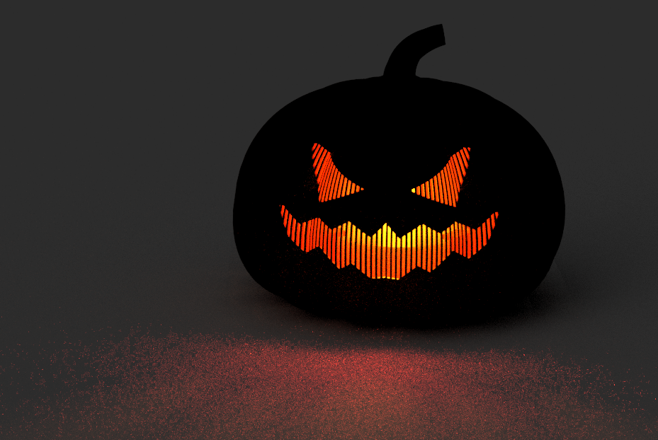 Two faced pumpkin tea light by TigFur | Download free STL model ...