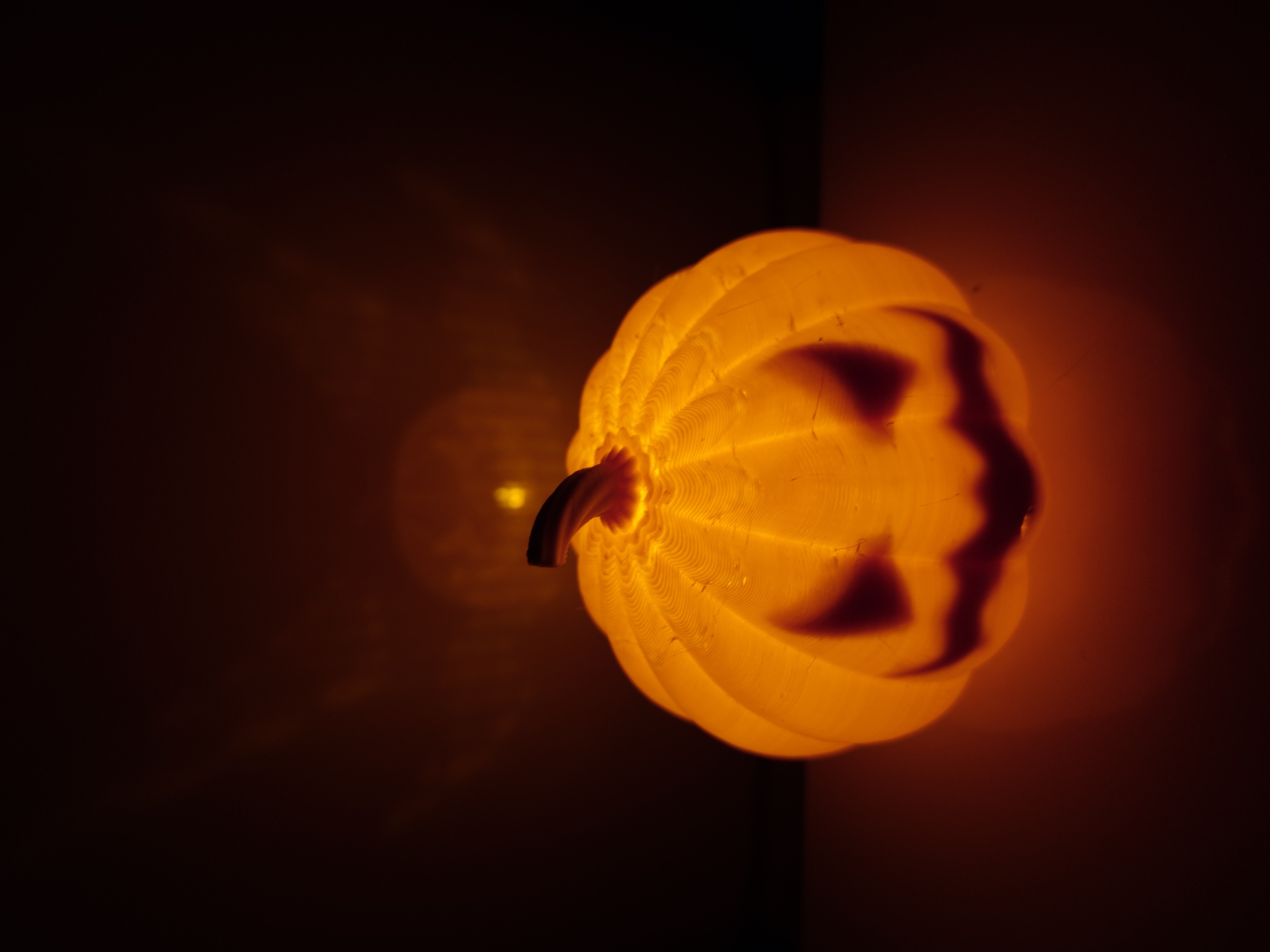 Two faced pumpkin tea light by TigFur | Download free STL model ...