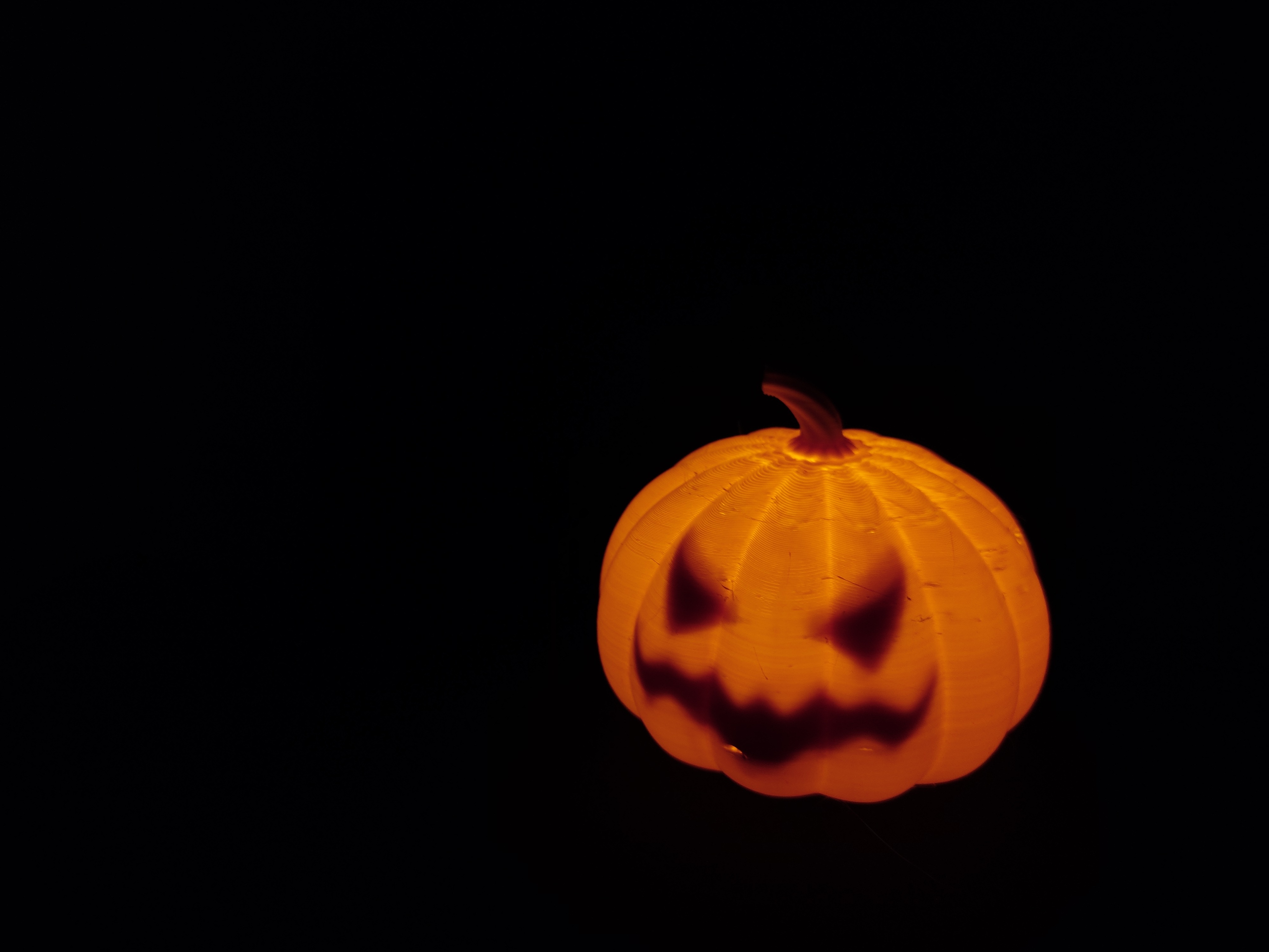 Two faced pumpkin tea light by TigFur | Download free STL model ...
