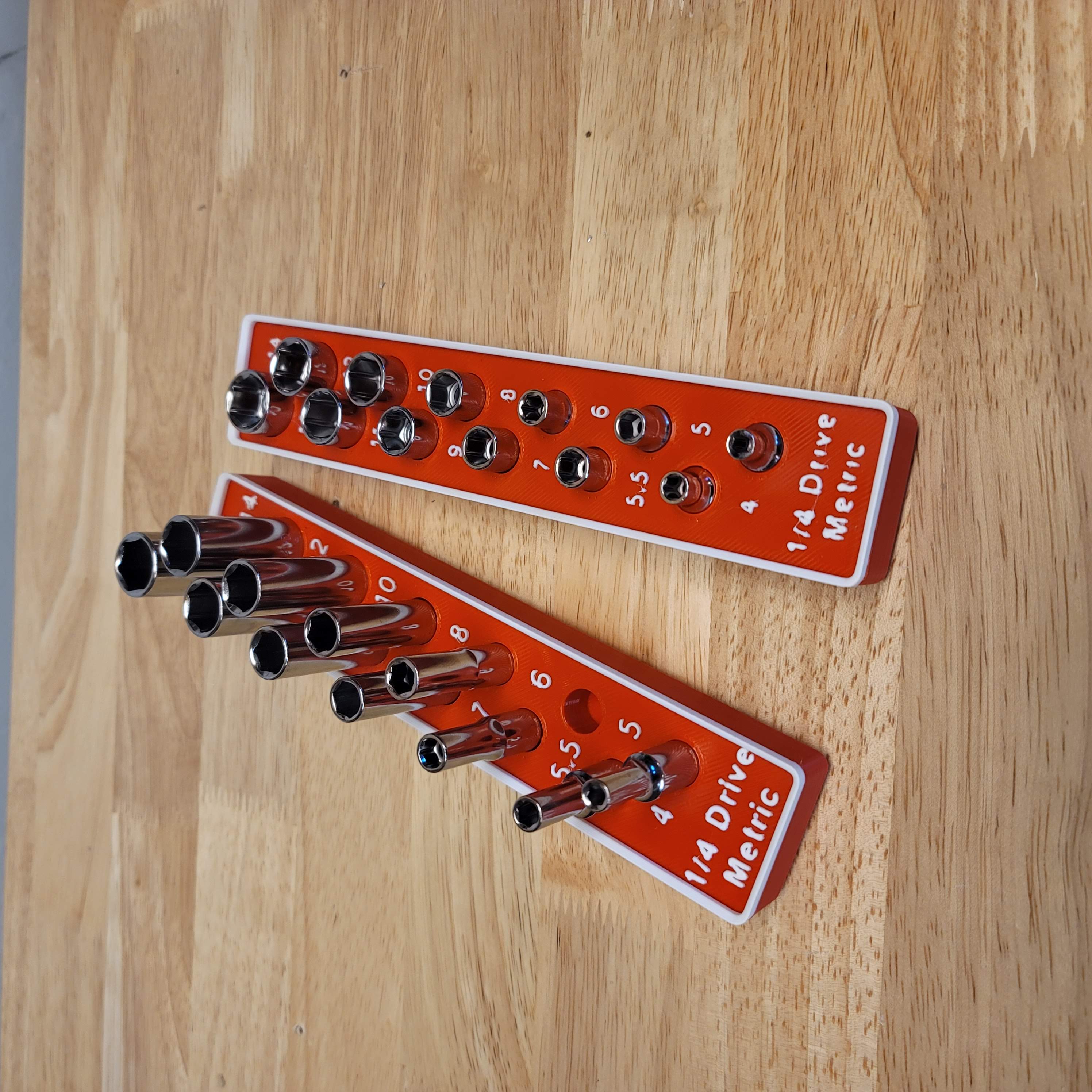 Gridfinity Socket Holders, 1/4" and 3/8" by jcj99 | Download free STL model | Printables.com